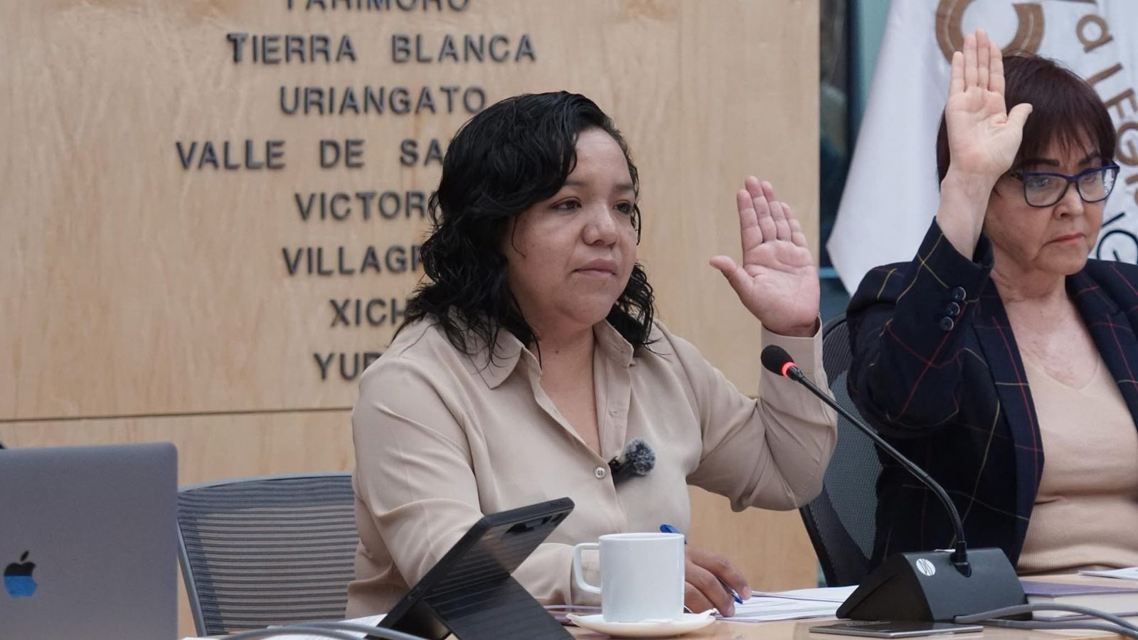 La diputada Plásida Calzada Velázquez encabezó la sesión de trabajo en ...